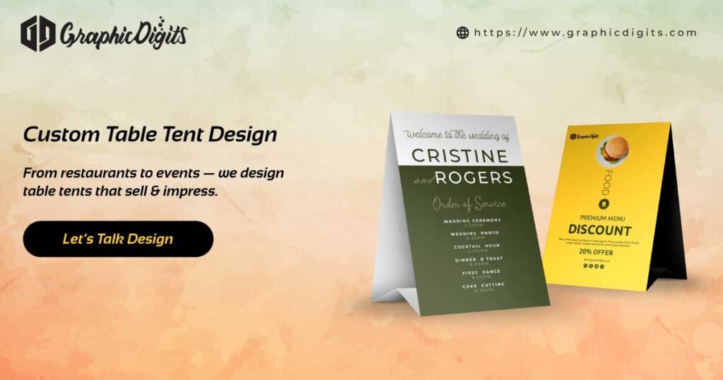 Table Tent Design Expert USA | Creative Marketing Tools
