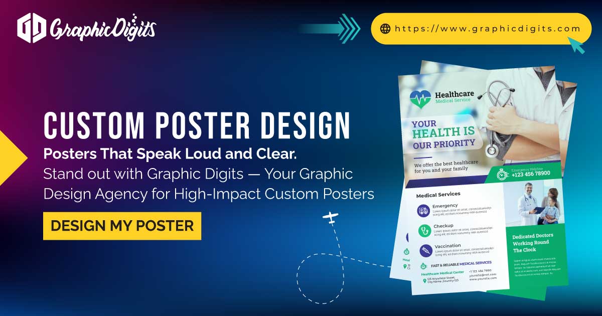 Custom Poster Design Services USA | Graphic Design Agency